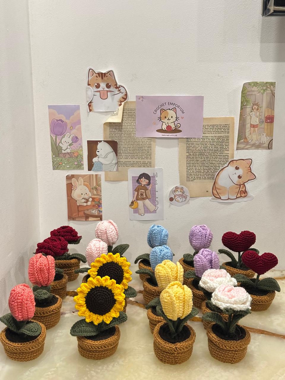 Crochet Flowers Pot – 𝐶𝑟𝑜𝑐ℎ𝑒𝑡𝑒𝑚𝑝𝑜𝑟𝑖𝑢𝑚